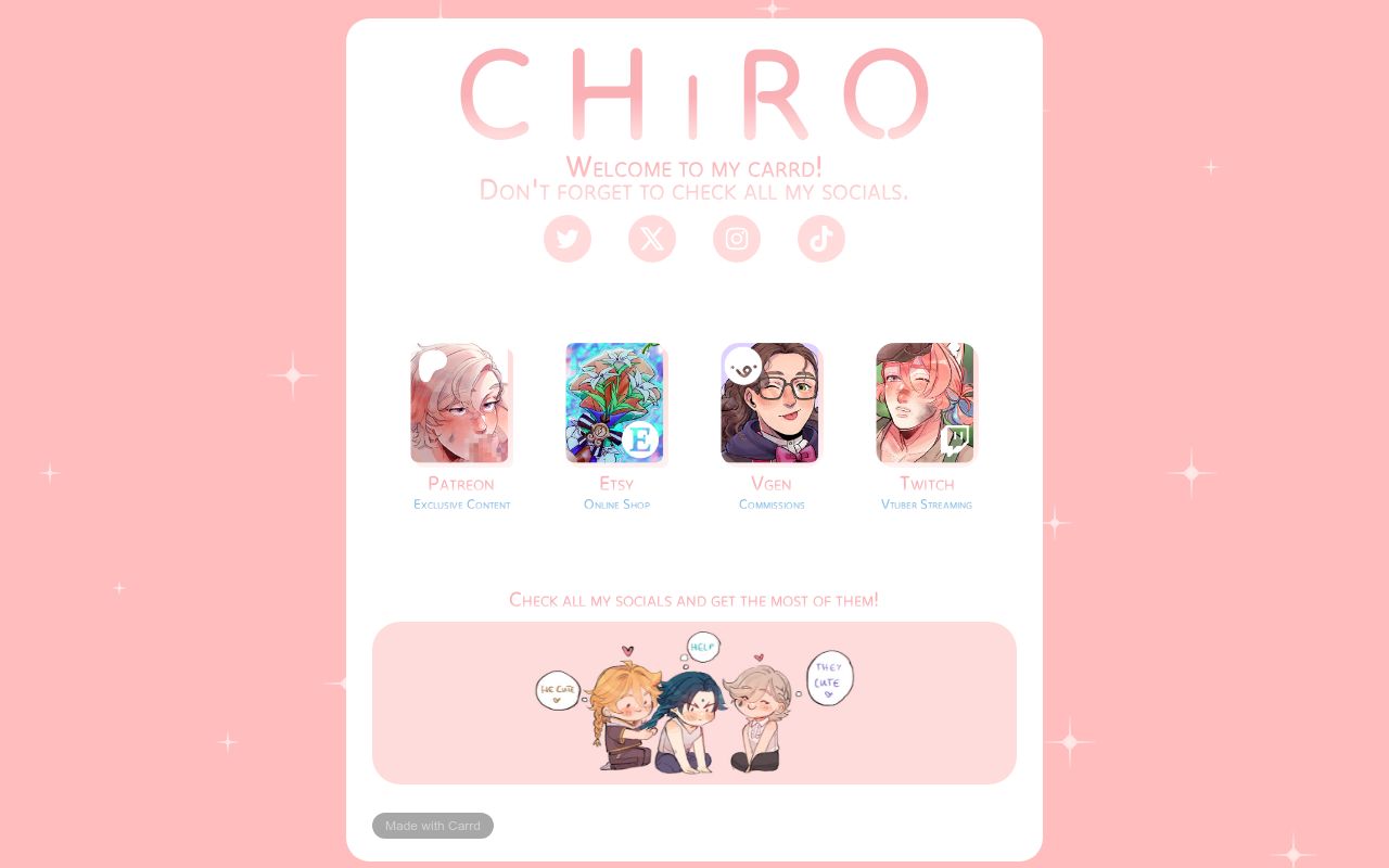 Chiro's Art Carrd
